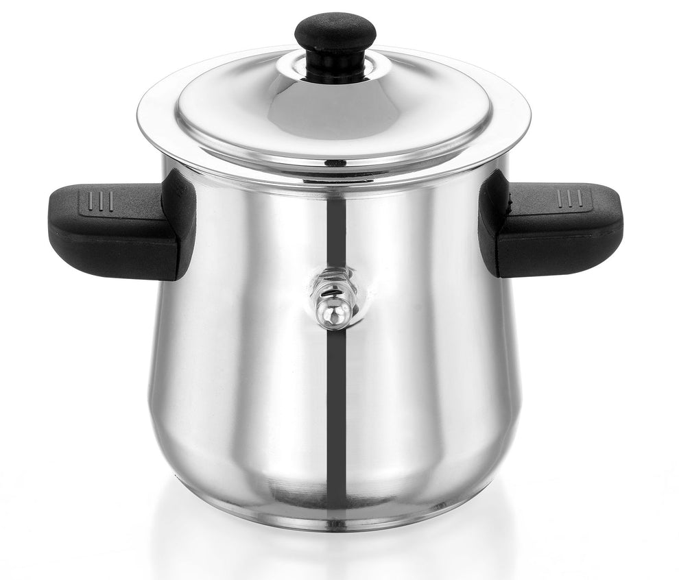 Murugan Stainless Steel Curve | Belly Shaped Milk Boiler – ekitchen.in